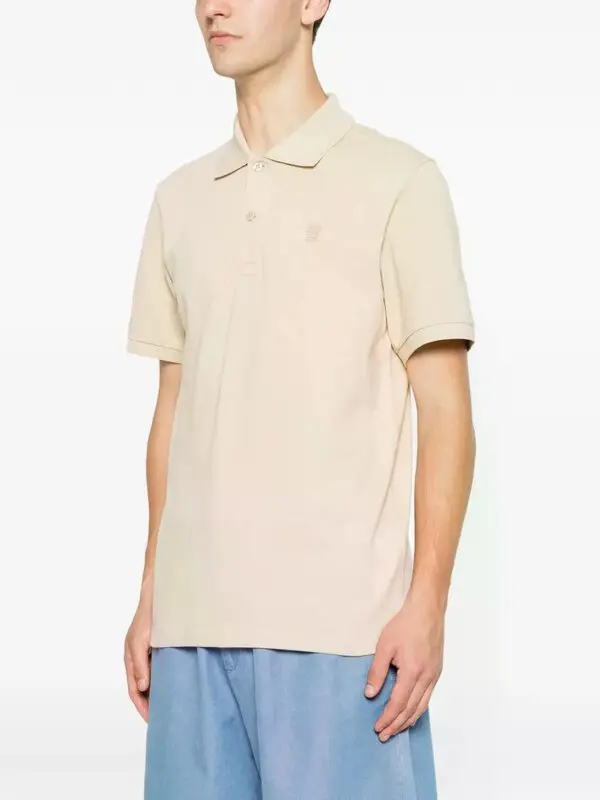 Sandro Monogram-patch Polo Shirt