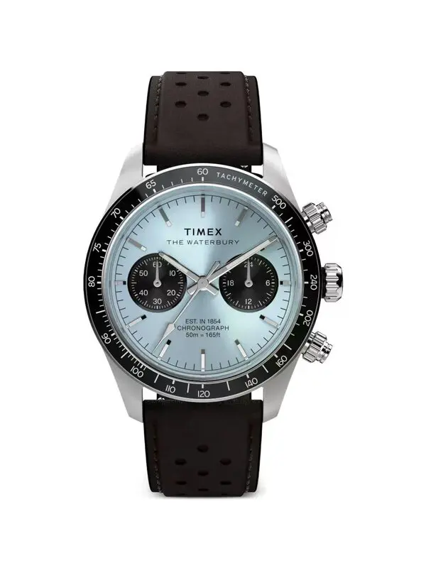 TIMEX Waterbury Heritage Chronograph Watch - Blue