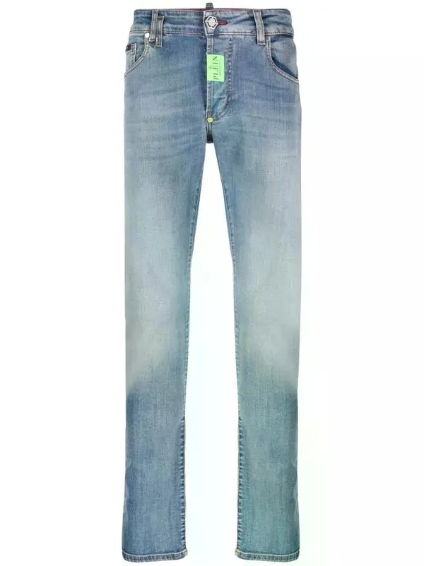 Philipp Plein Hexagon Straight Leg Jeans