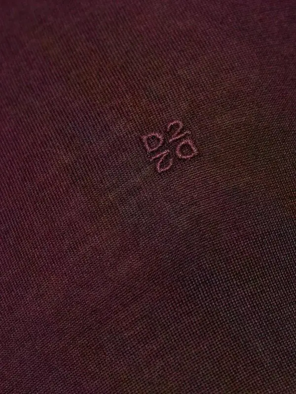 Dsquared2 Logo-embroidered Wool T-shirt