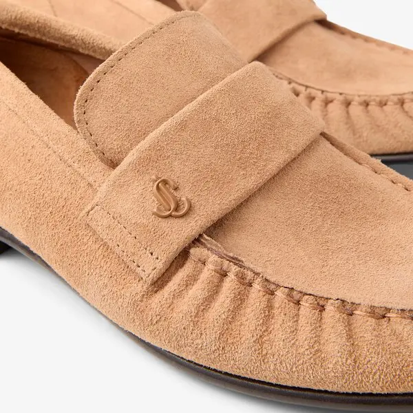 JIMMY CHOO Ellis Loafer F Suede Loafers