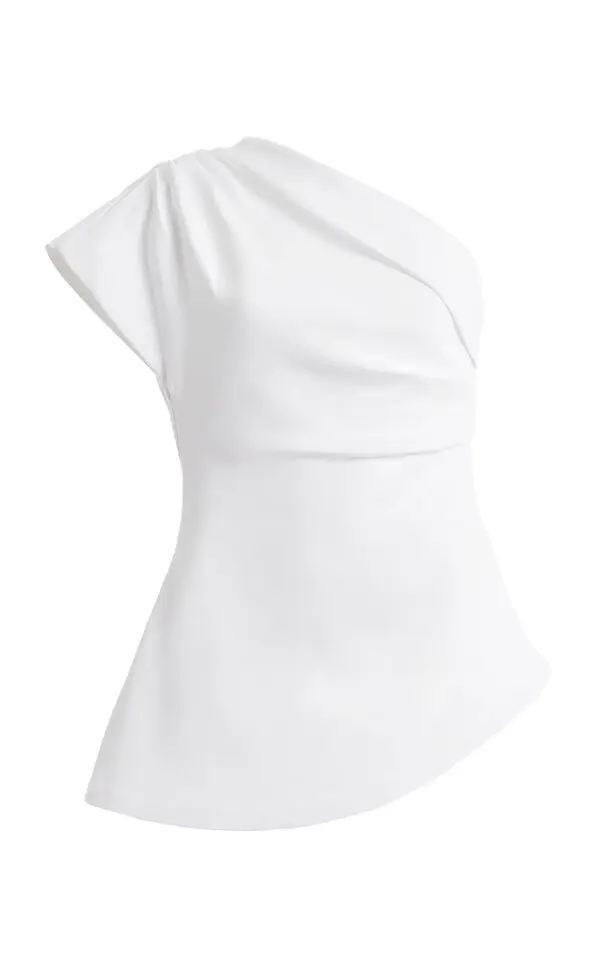 THE GARMENT Glam Asymmetrical T-shirt - Ivory