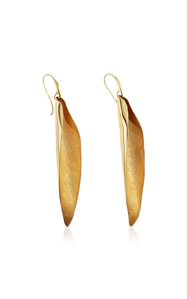 RENATO CIPULLO 18k Yellow Algae Earrings - Gold
