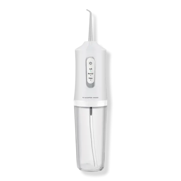 SHARPER IMAGE Portable Cordless Oral Irrigator - White