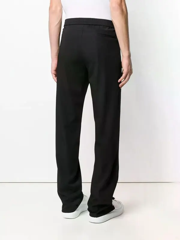 Valentino Garavani Logo Print Straight Leg Trousers