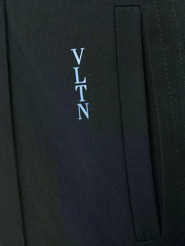 Valentino Garavani Logo Print Straight Leg Trousers