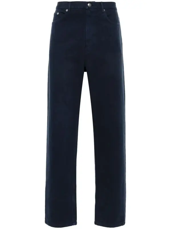 A.p.c. Denim Jacket With A Worn Effect - Blue