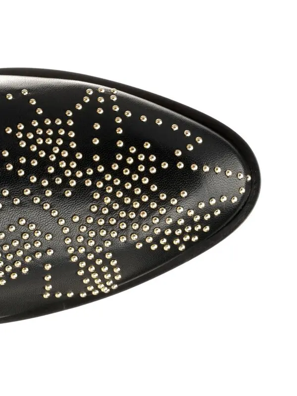 Chloé Susanna Studded Leather Ankle Boots - Black