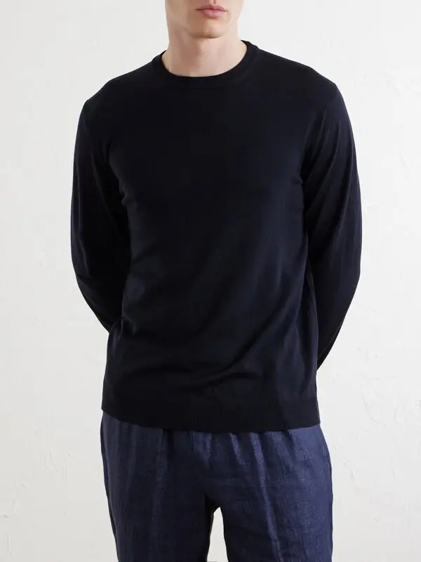 SLOWEAR Flexwool" Slim-fit Sweater