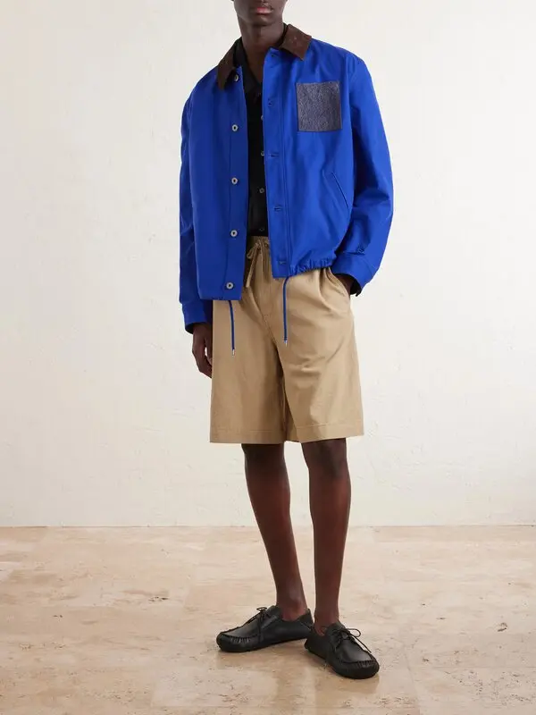 Loewe Straight-leg Cotton Drawstring Shorts