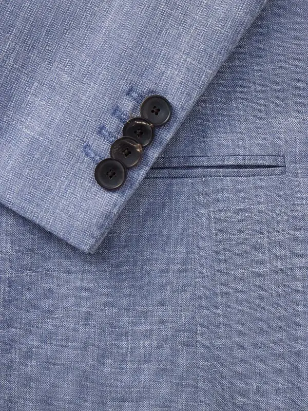Mr P. Wool, Silk And Linen-blend Suit Jacket