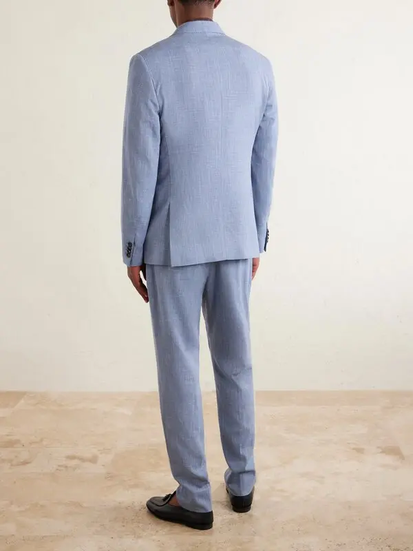 Mr P. Wool, Silk And Linen-blend Suit Jacket