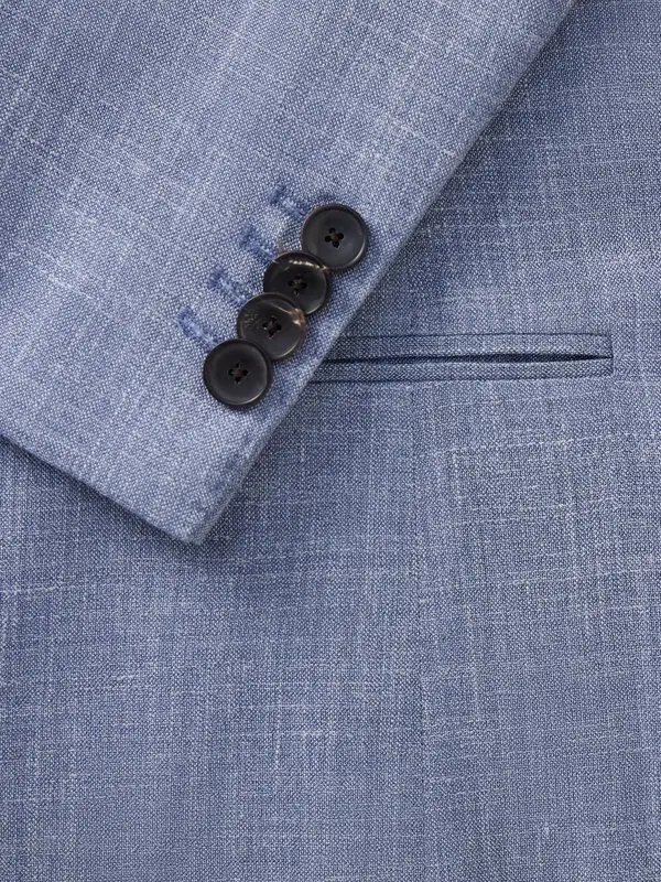 Mr P. Wool, Silk And Linen-blend Suit Jacket