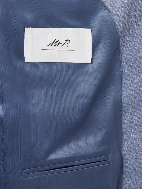 Mr P. Wool, Silk And Linen-blend Suit Jacket