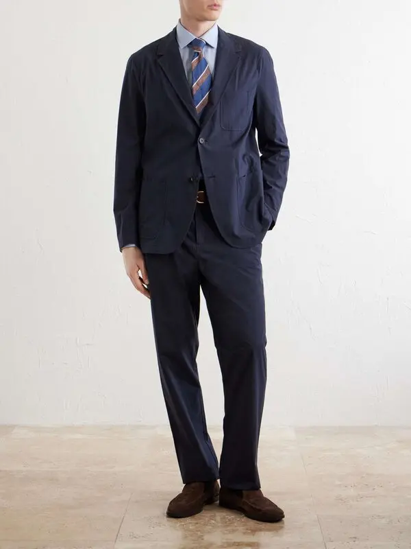 Sunspel Cotton-poplin Suit Jacket