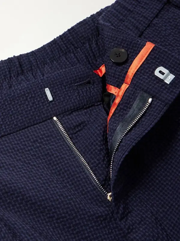 Paul Smith Straight-leg Wool-blend Seersucker Suit Trousers