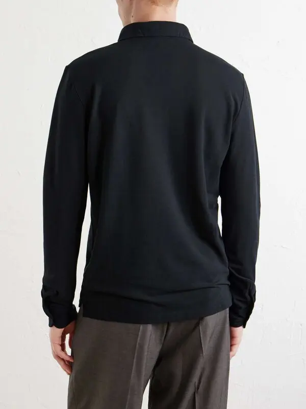 SLOWEAR Slim-fit Flexwool Polo Shirt