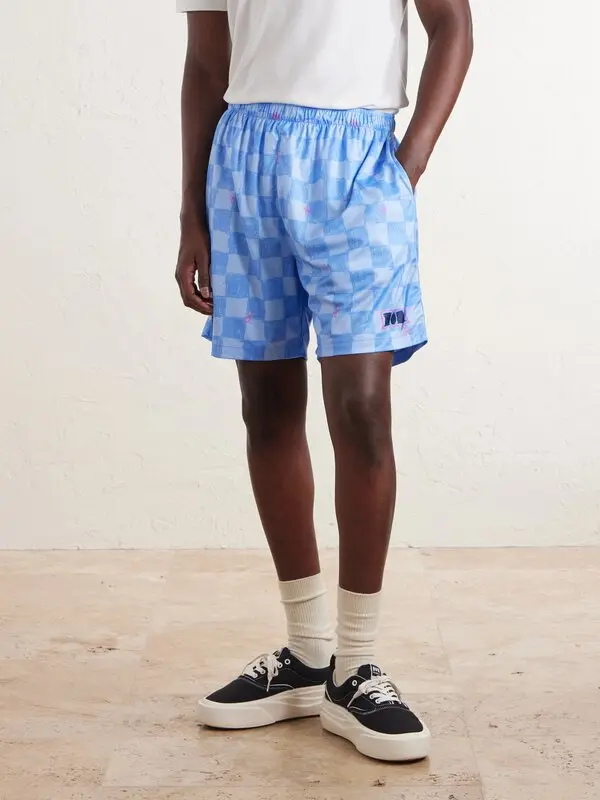 NAHMIAS Scribble Print Jersey Shorts
