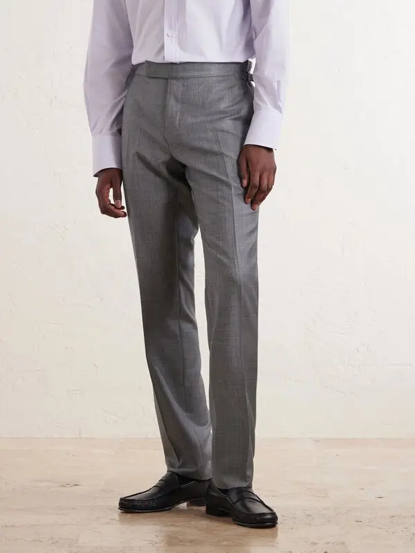 TOM FORD Shelton Straight-leg Wool-twill Suit Trousers