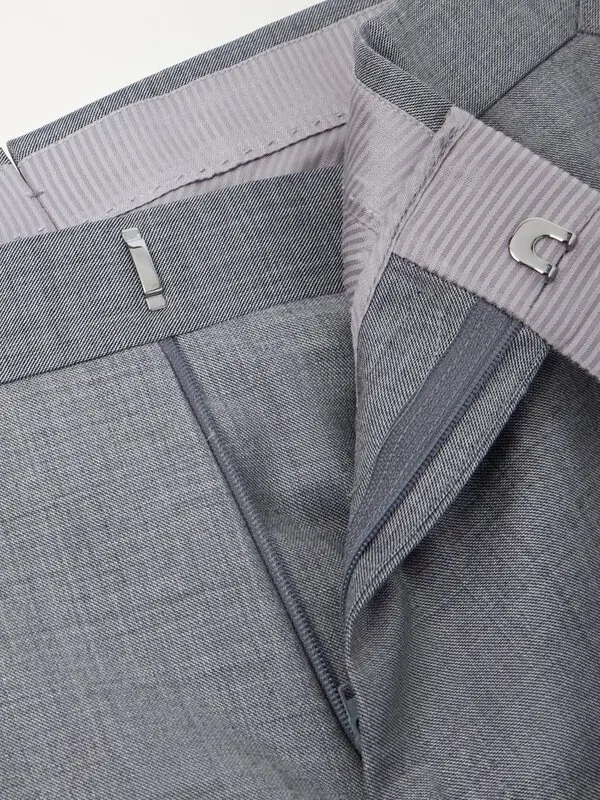 TOM FORD Shelton Straight-leg Wool-twill Suit Trousers