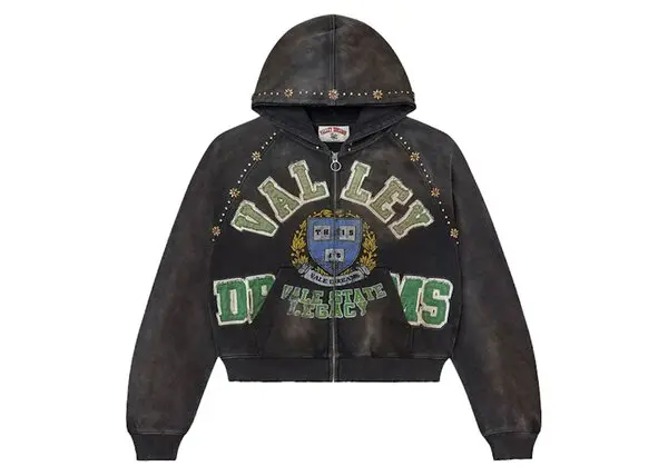VALE FOREVER Gem Zip Up Hoodie