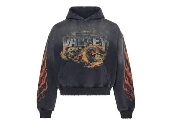 VALE FOREVER Serpent Hoodie - Black