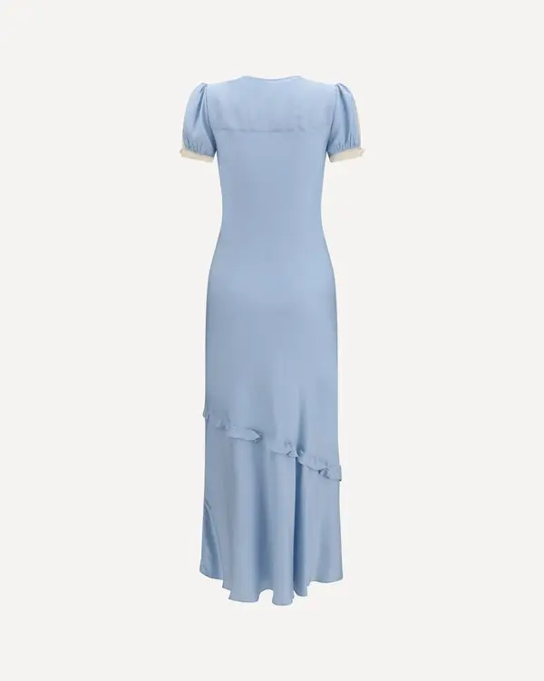 SELF-PORTRAIT Midi Dress In Viscose And Lace