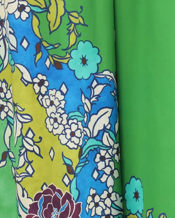 ALEMAIS Nanci Silk Floral Print Wide-leg Pants - Multicolour
