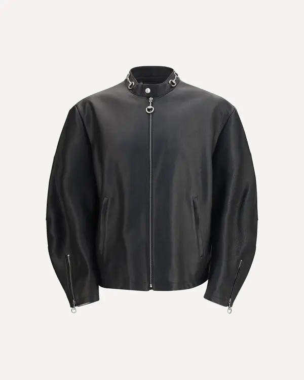 Gucci Horebit Leather Biker Jacket