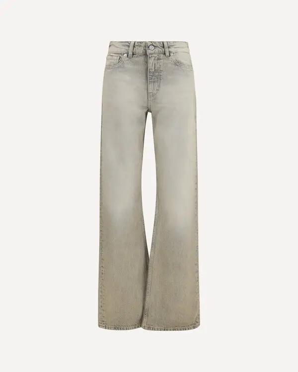 Our Legacy Straight-leg Denim Jeans - Grey