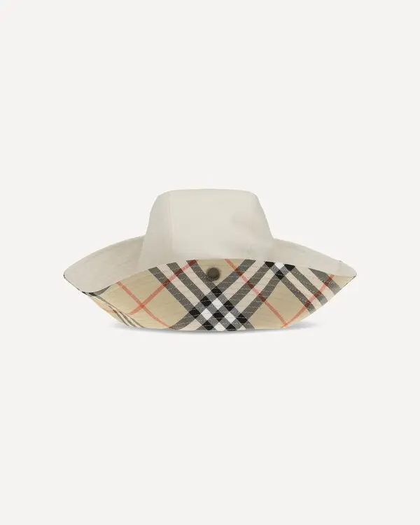 Burberry Check Bucket Hat Femae