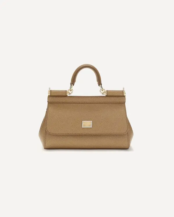 Dolce & Gabbana Sicily Small Leather Handbag