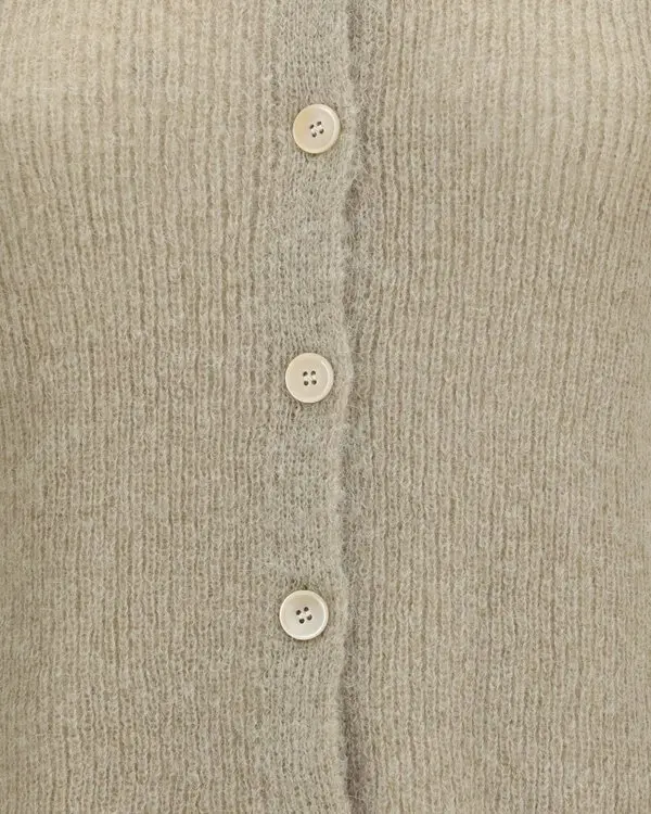 Our Legacy Polo Collar Buttoned Sweater - Beige