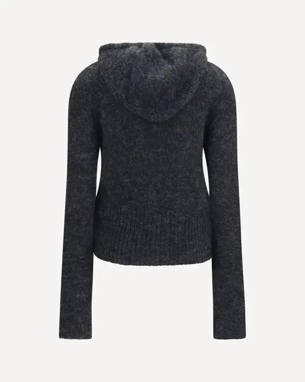 Our Legacy Alpaca-blend Zip-up Hoodie - Grey