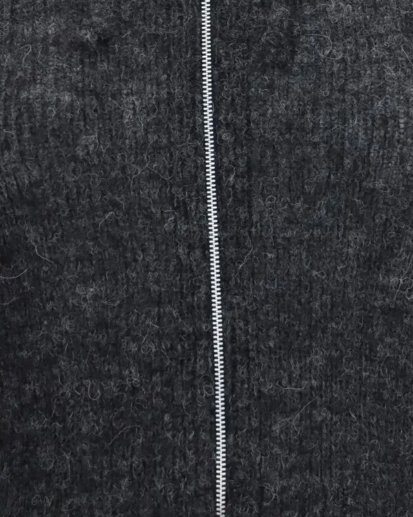 Our Legacy Alpaca-blend Zip-up Hoodie - Grey
