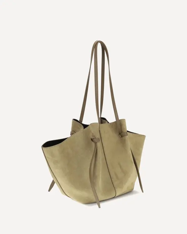 Yuzefi Suede Leather Shoulder Bag