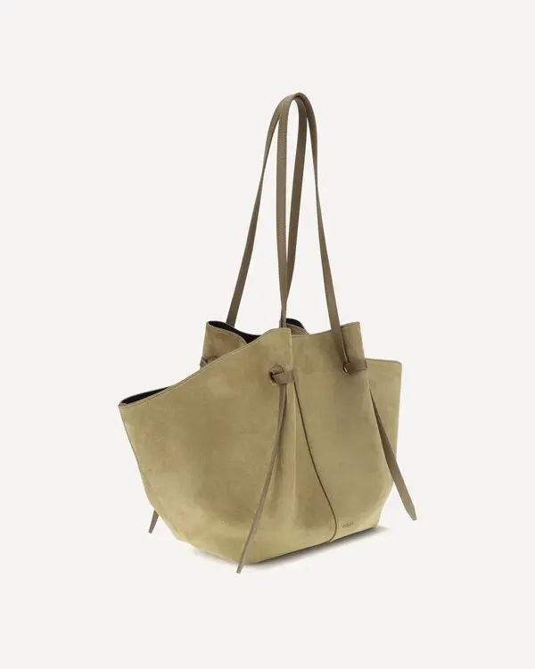 Yuzefi Suede Leather Shoulder Bag
