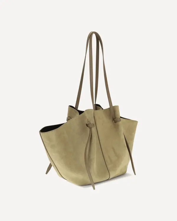 Yuzefi Suede Leather Shoulder Bag