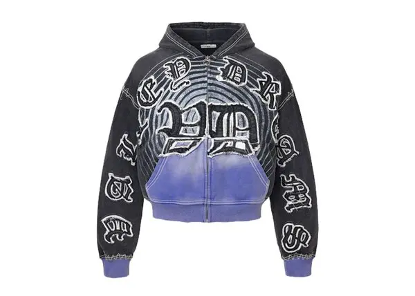 VALE FOREVER Hypnoytiq Zip Up Hoodie