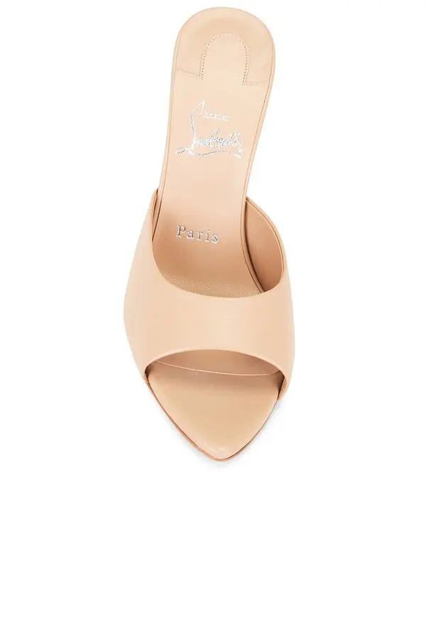 CHRISTIAN LOUBOUTIN Miss Z Mule 100 Sandal - Blush