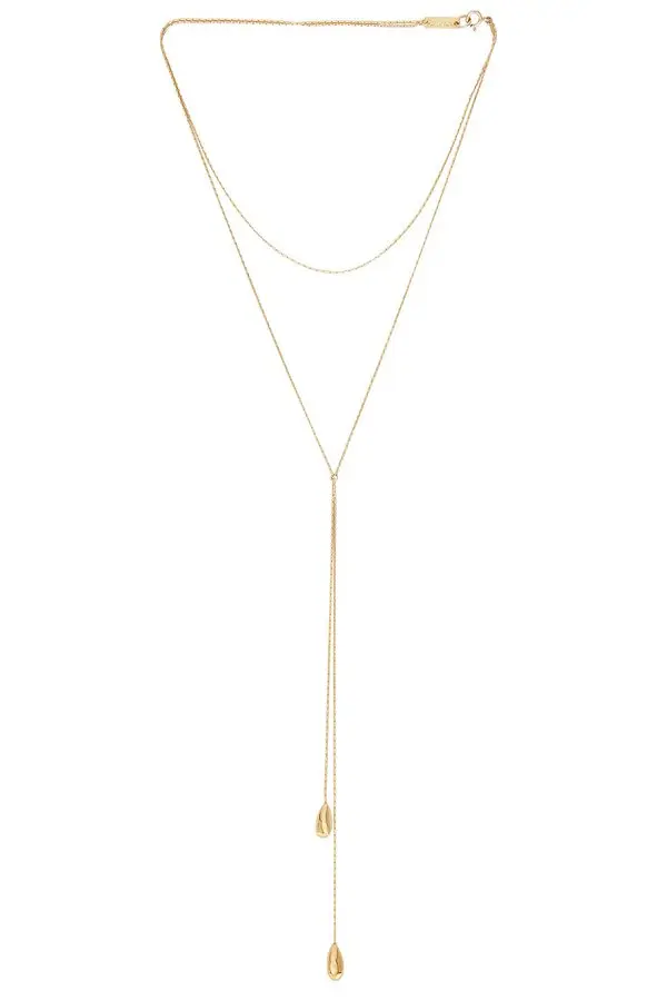 Isabel Marant Étoile Long Necklace In Metallic Gold