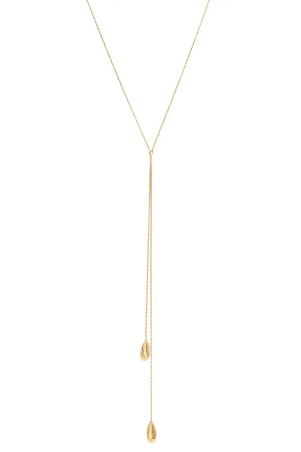 Isabel Marant Étoile Long Necklace In Metallic Gold