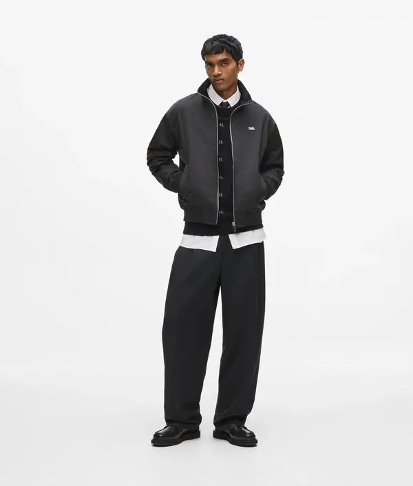 Karl Lagerfeld Zip-up Blouson Jacket