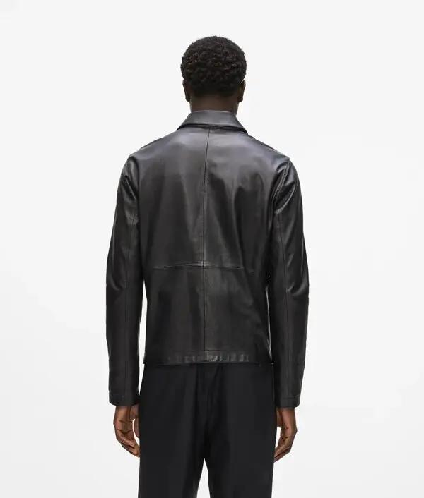 Karl Lagerfeld Leather Zip-up Jacket