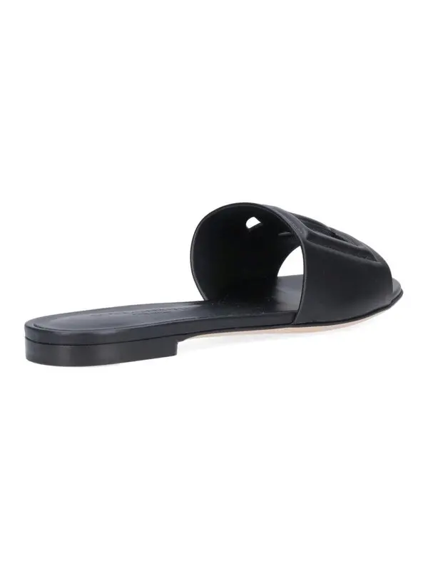 Dolce & Gabbana Leather Sandals "dg