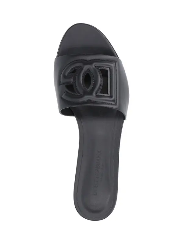 Dolce & Gabbana Leather Sandals "dg