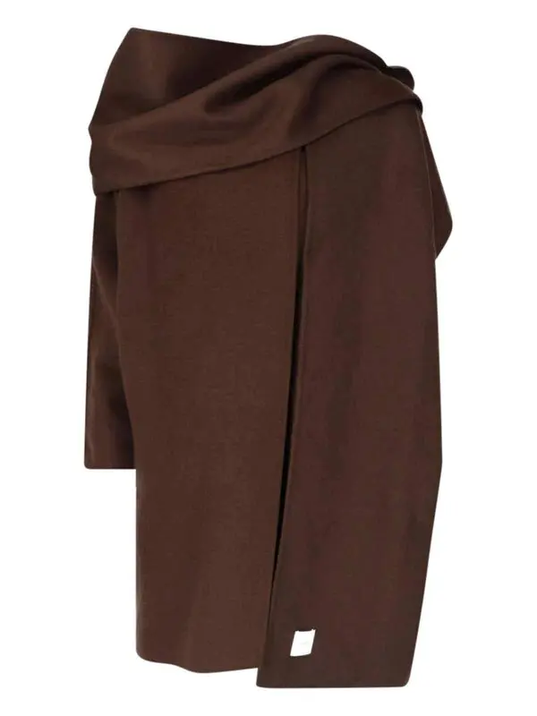 Calvin Klein The Attico Wool And Cashmere Coat - Brown