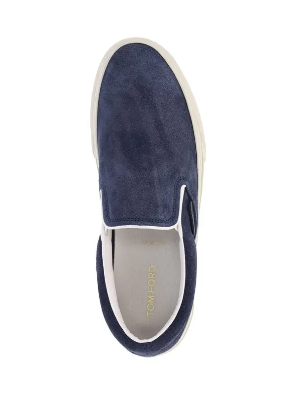 TOM FORD Jude Suede Slip-on Sneakers