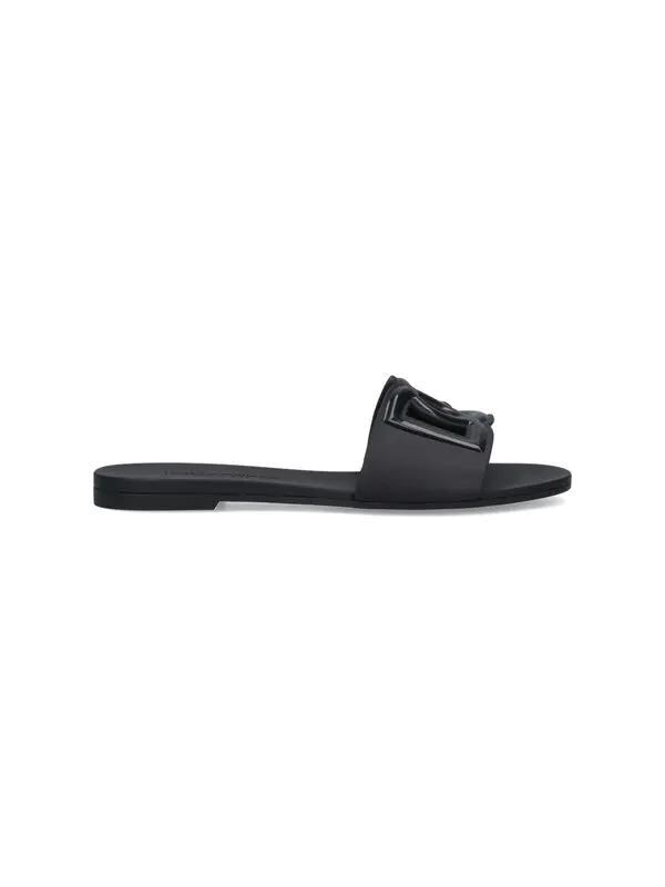Dolce & Gabbana Sandals "dg - Black