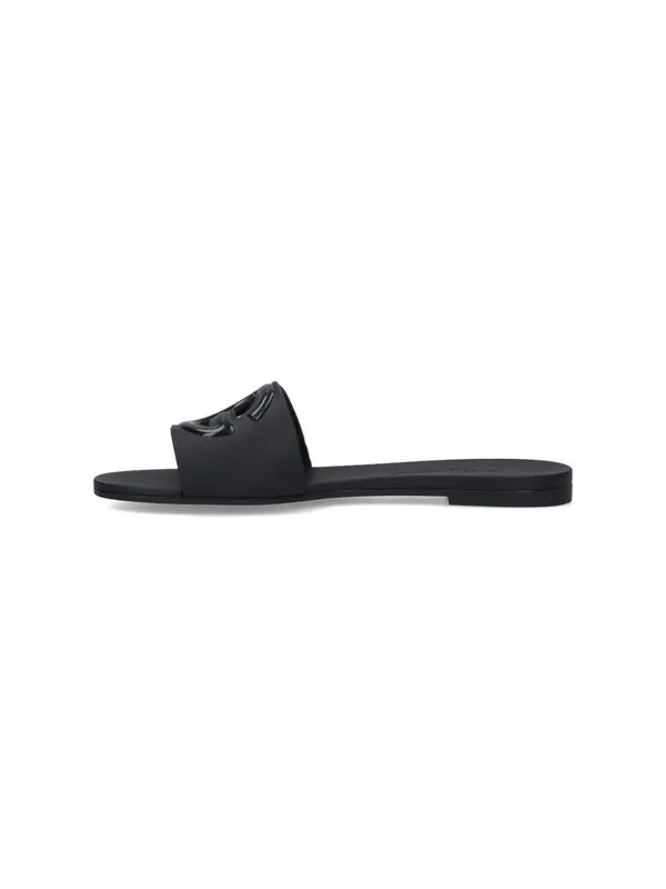 Dolce & Gabbana Sandals "dg - Black